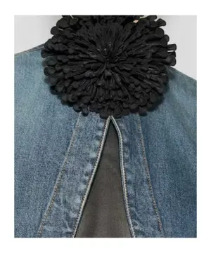 Alaïa Flower Choker - Black