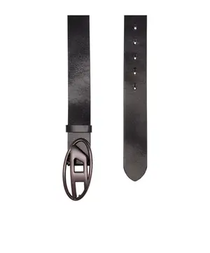 DIESEL® Oval-d Buckle Belt - Black