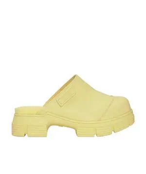 GANNI City Round Toe Slip-on Mules