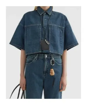 JIL SANDER Denim Shirt With Patch Pockets