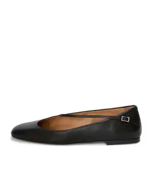 JIL SANDER Ballerinas With Adjustable Strap - Black