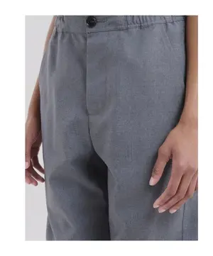 Marni Symbol Straight Leg Trousers - Grey