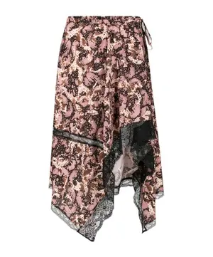 Dries Van Noten Asymmetrical Skirt - Multicolor