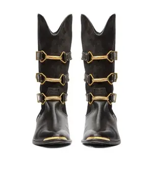 Isabel Marant Étoile Mexia Buckled Boots - Black
