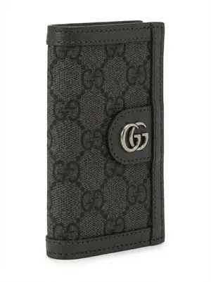 Gucci Ophidia Monogram Cardholder - Black
