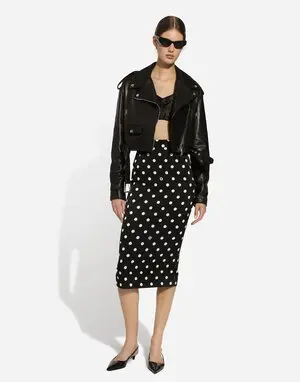 Dolce & Gabbana Leather Biker Jacket