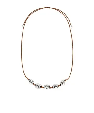 Fendi Shell Ff Necklace - Brown