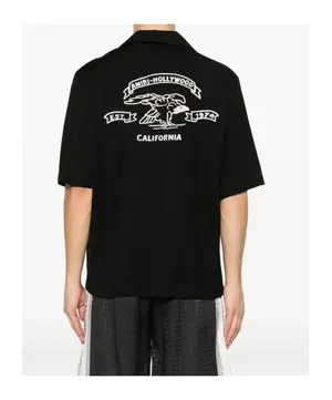 Amiri Short Sleeve Buttoned Shirt