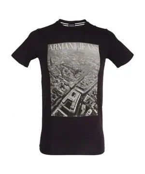 Emporio Armani Printed T-shirt - Black