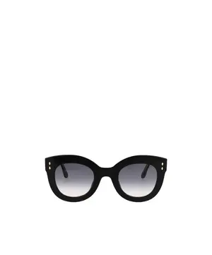 Isabel Marant Étoile Oval Frame Sunglasses - Black