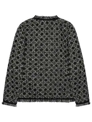 Dior Macrocannage Textured Tweed Jacket