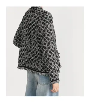 Dior Macrocannage Textured Tweed Jacket
