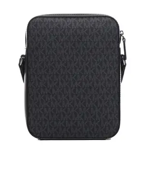 Michael Kors Varick Logo Detailed Zipped Messenger Bag