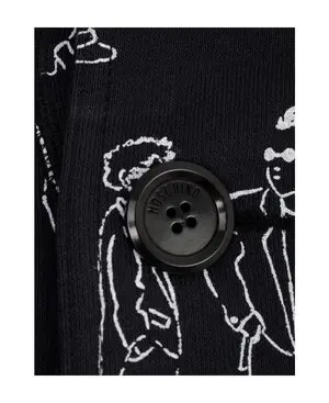 Moschino Printed Hoodie With Kangaroo Pocket
