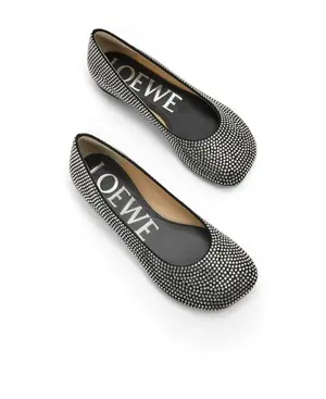 Loewe Embellished Ballerina Flats