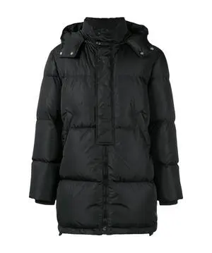 MSGM Logo Printed Padded Down Jacket