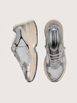 GOLDEN GOOSE Lightstar Lace-up Sneakers - Grey