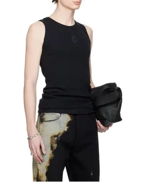 Alexander McQueen Skull Ribbed Tank Top