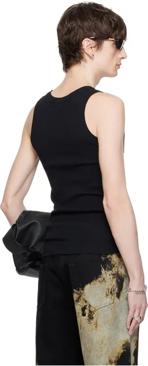 Alexander McQueen Skull Ribbed Tank Top