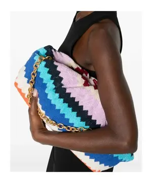 Missoni Zigzag Knit Chain Handbag
