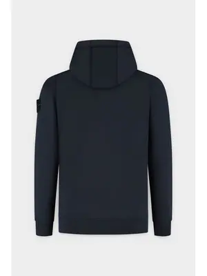 Stone Island Logo Patch Zip-up Hooded Jacket