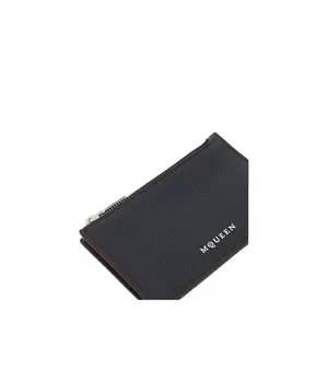 Alexander McQueen Logo Plaque Zipped Card Holders