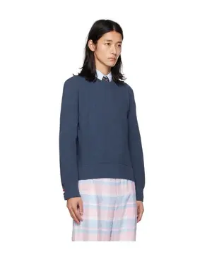 Thom Browne Round Neck Knit Jumper