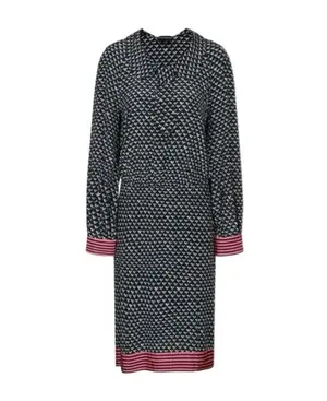 Emporio Armani Printed Collared Shirt Dress