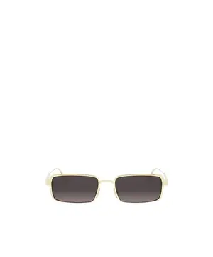 Dior Rectangular Frame Sunglasses With Branded Logo - Black