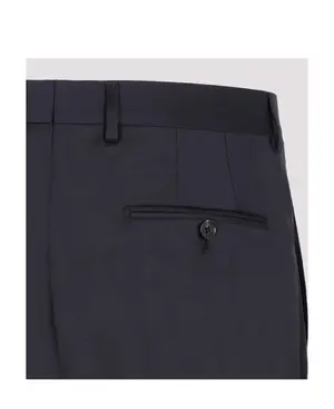 LANVIN Pressed Crease Tailored Trousers