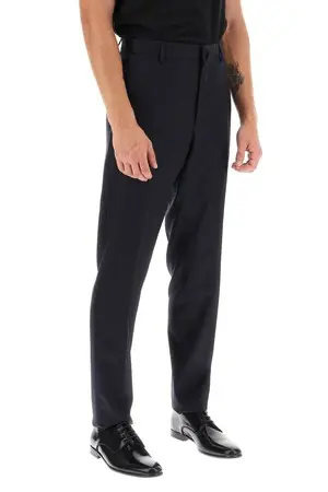 LANVIN Pressed Crease Tailored Trousers