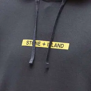Stone Island Logo-print Hooded Sweatshirt
