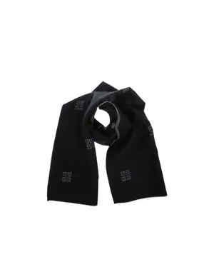 Givenchy Logo Scarf - Black
