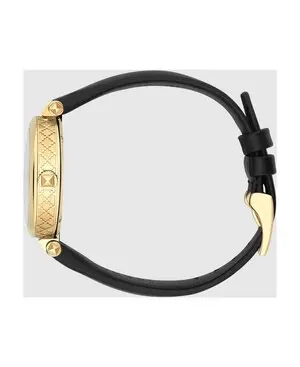 Gucci Diamantissima 32mm Watch With Mother-of-pearl Dial And Leather Strap