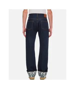 Alexander McQueen Graffiti Straight Jeans