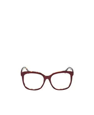 Max Mara Square Frame Eyeglasses - Red