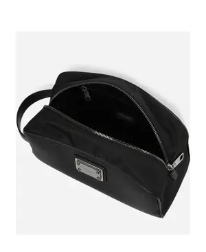Dolce & Gabbana Dolce Gabbana Logo Plaque Toiletry Bag