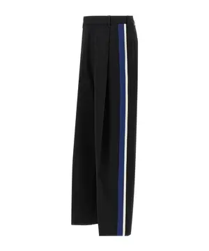 Marni Wool Trousers With Bicolour Side Bands
