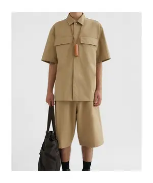 JIL SANDER Short-sleeved Shirt - Cereal
