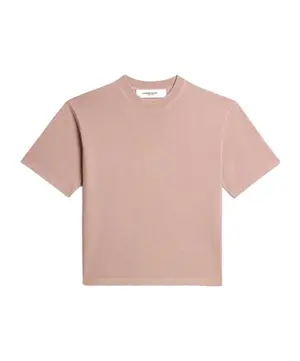 GOLDEN GOOSE Boxy Logo T-shirt - Pink