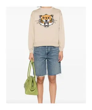 Kenzo Happy Tiger Embroidered Sweatshirt