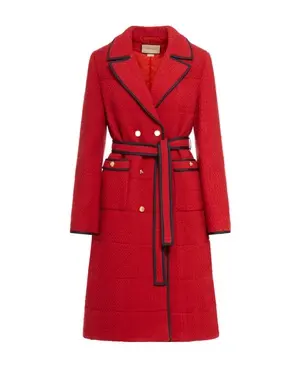Gucci Double Breasted Belted Waist Coat