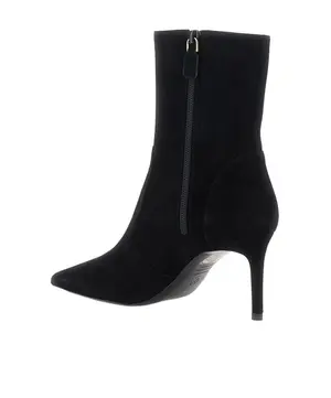 STUART WEITZMAN Pointed Toe Stiletto Ankle Boots With Side Zip