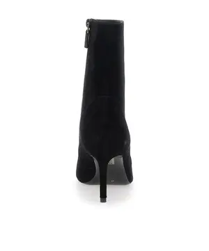 STUART WEITZMAN Pointed Toe Stiletto Ankle Boots With Side Zip