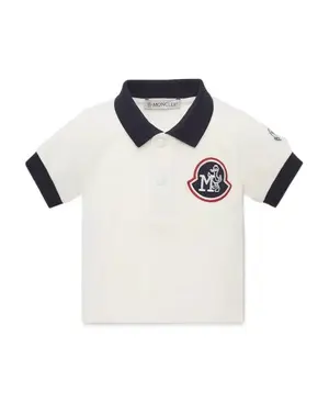Moncler Monogram Patch Polo Shirt