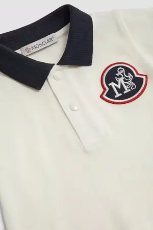 Moncler Monogram Patch Polo Shirt