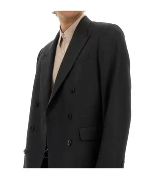 Dries Van Noten Buforden Double-breasted Blazer - Black