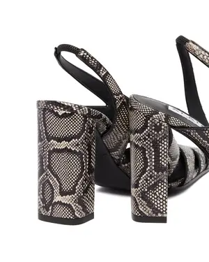Alaïa Printed Heeled Slingback Pumps