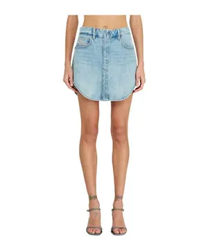 DIESEL® De-ard Denim Mini Skirt - Light Blue