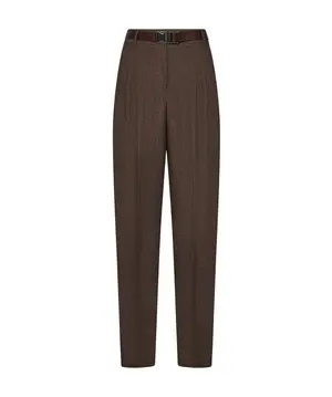 Max Mara Belted Wide Leg Trousers